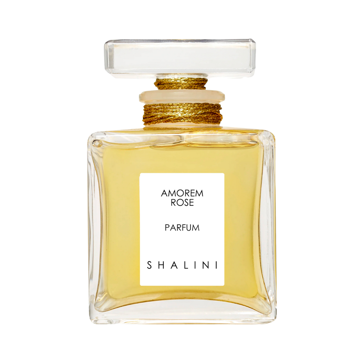 Amorem Rose glass stopper - extrait de parfum by Shalini • Perfume Lounge • worldwide shipping